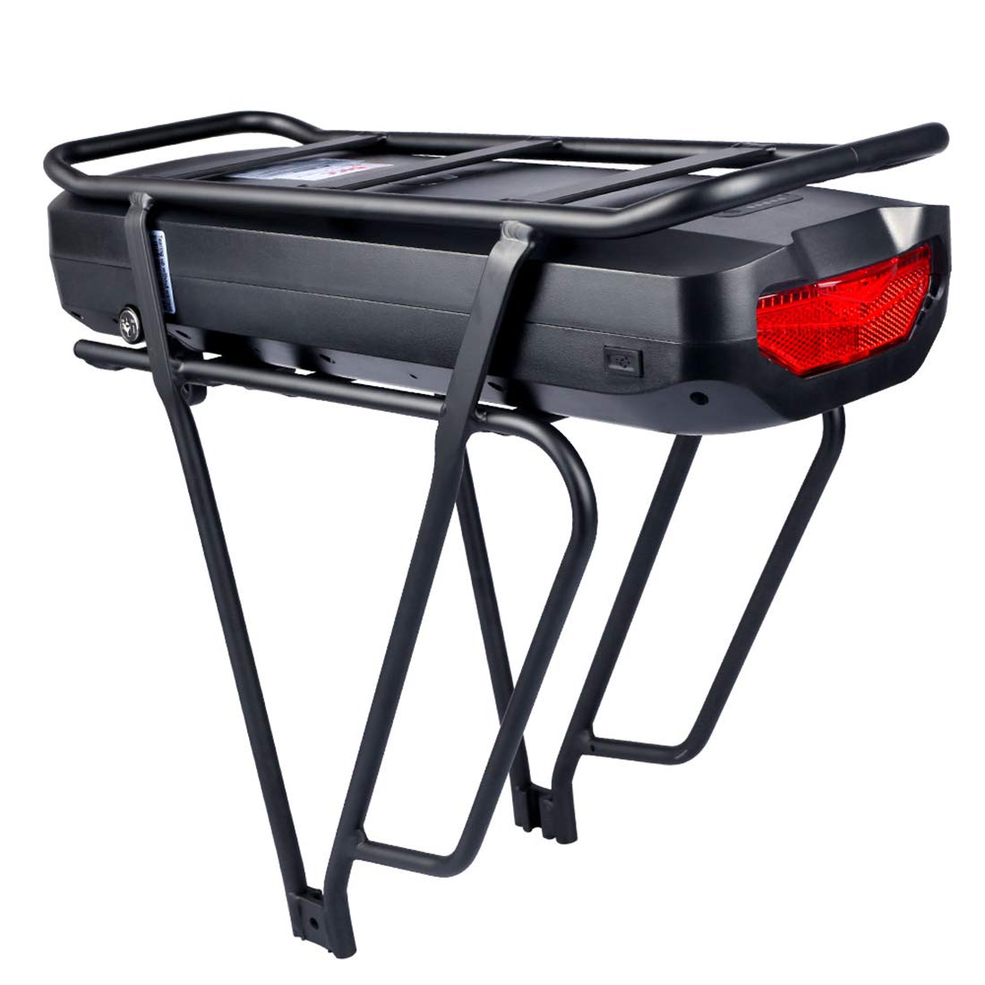 Electric Bike Battery 48V 17.5Ah Rear Rack for BAFANG Mid Motor BBS02B 750W Ebike Conversion Kit