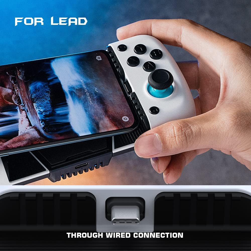 GameSir X3 Type-C Cooling Fan Android Controller with RGB Backlight, Zero Delay Mobile Controller with Magnetic&Detachable ABXY Buttons, D-Pads Support Cloudy Gaming, Stadia, Xbox Game Pass and More