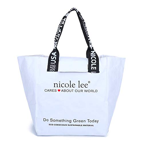 DESTINY BY NICOLE LEE Eco Friendly Recycled Material Mini Tote Bag Shopper Shoulder Lightweight Handbags for Women