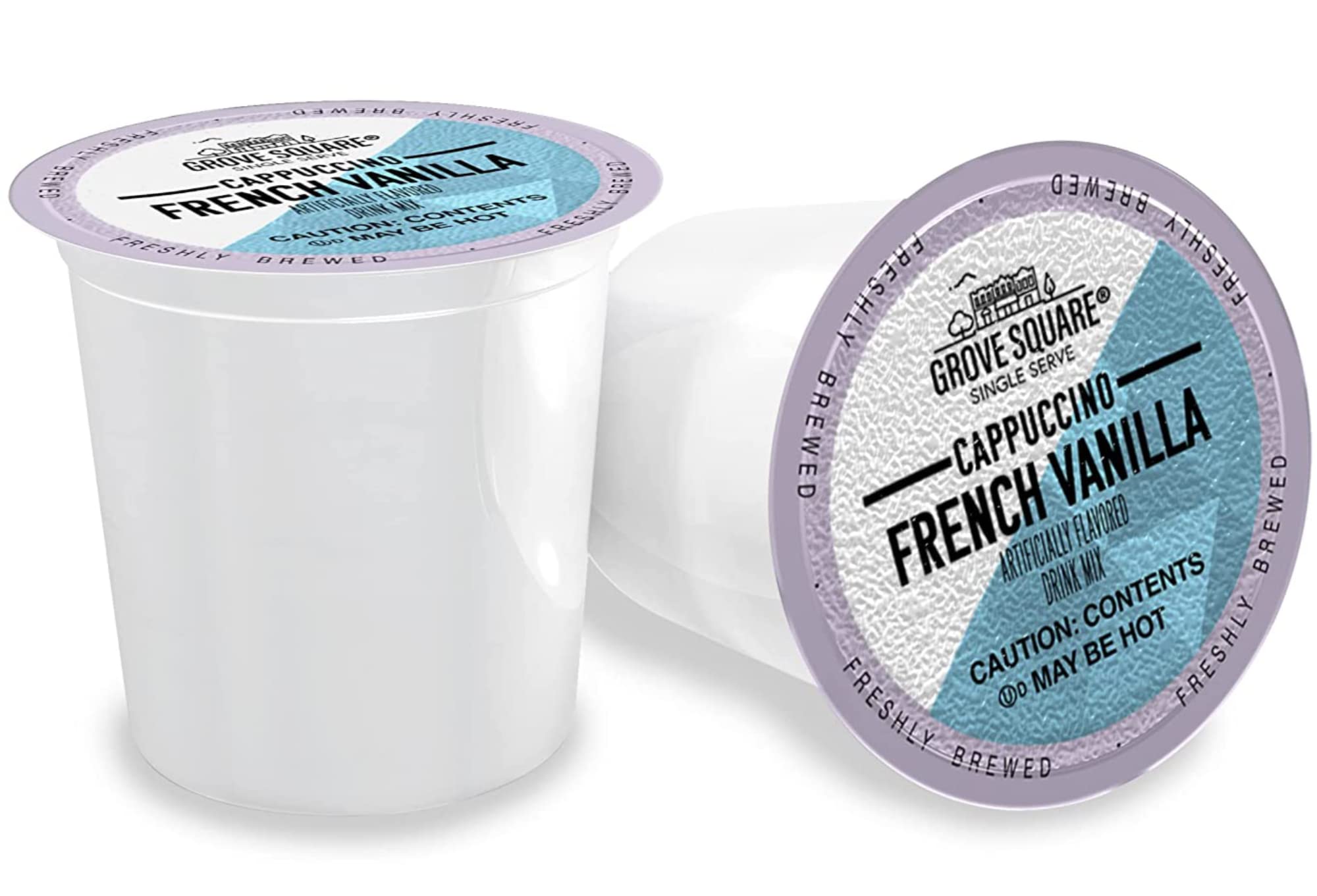 Grove Square Cappuccino, French Vanilla, 24 Count Single Serve Cups
