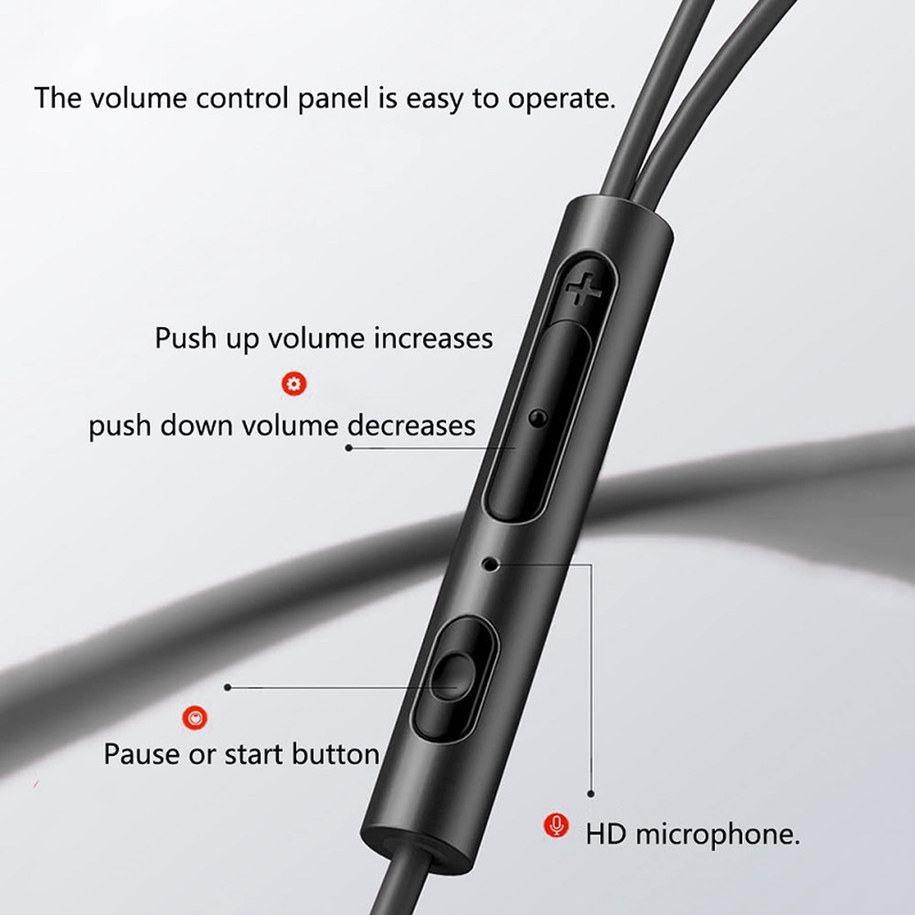 Gaming Earbuds 3.5mm Jack with Microphone Headset with Detachable Mic Volume Control Earbuds Metal Shell Earphone Gamer Noise Cancelling Wired Headphone for PS4, Nintendo, PC Laptop, Phones (Black)