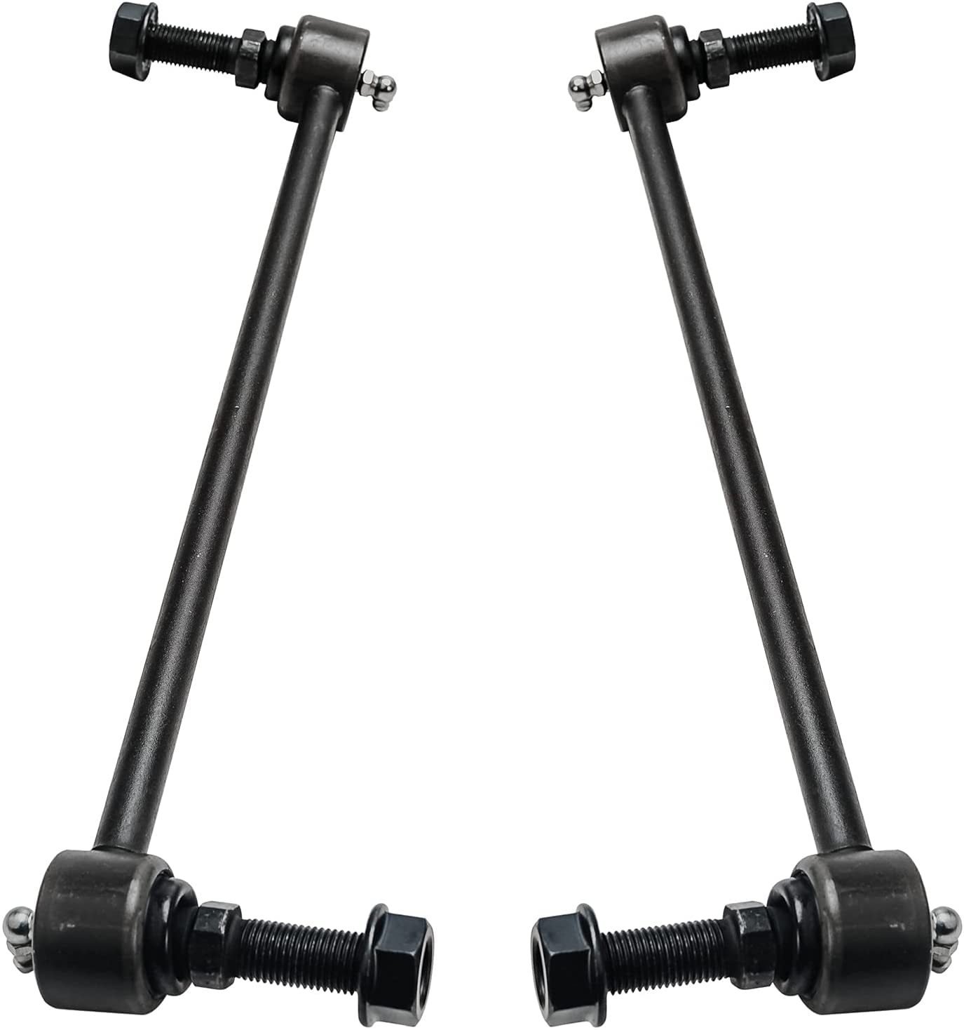 Detroit Axle - Front Struts Sway Bars for FWD 2011 2012 2013 Ford Explorer Complete 2 Struts with Coil Spring 2 Front Sway Bar Links Replacement Quick Install Ready Struts Shocks Assembly