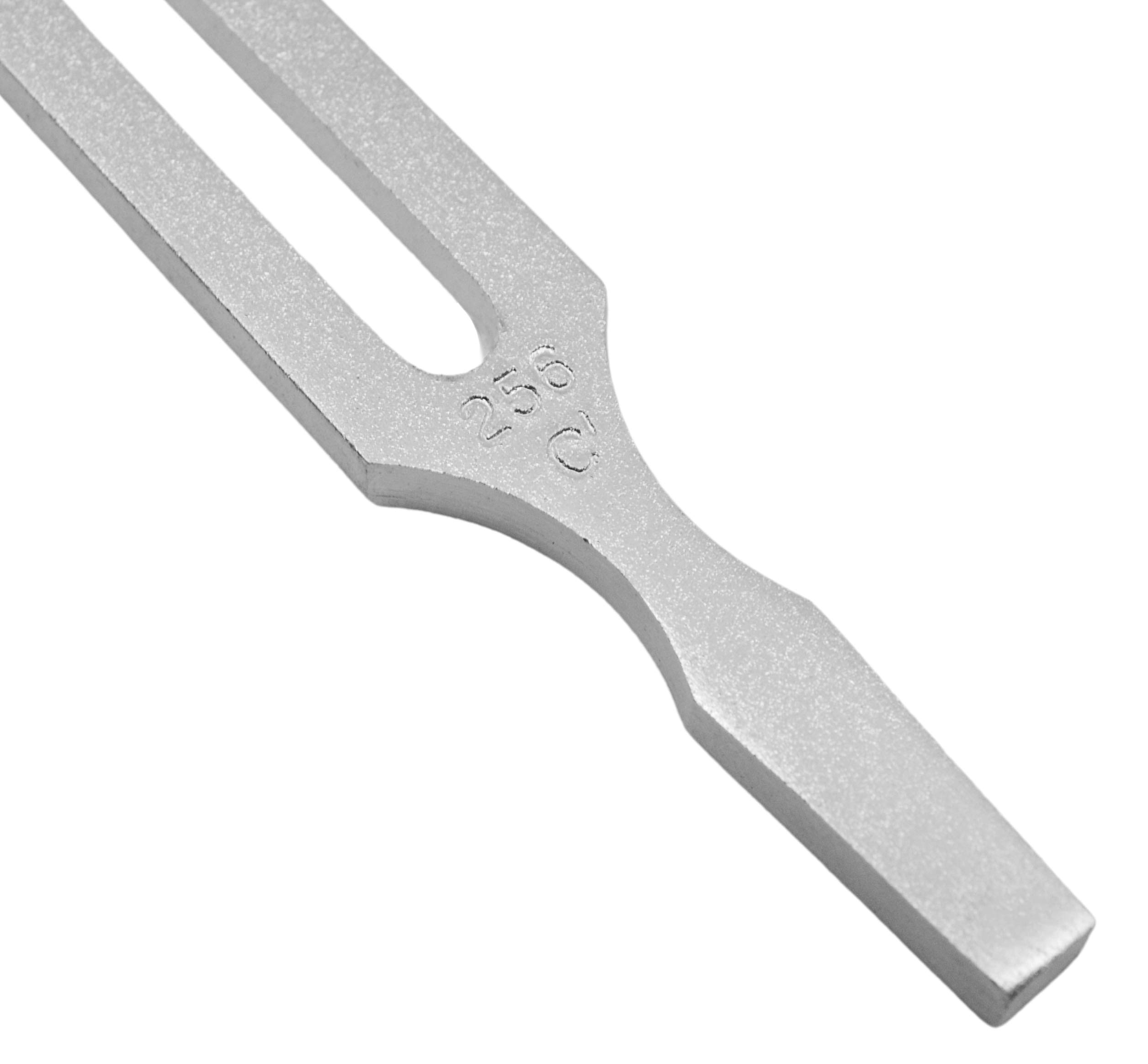 EISCO Tuning Fork, 256Hz - Premium Quality - Middle C - Plain Shanks - Aluminum