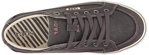 Taos Women's Moc Star Graphite Distressed Sneaker 9.5 M US
