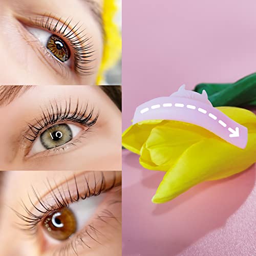 Lomansa Lash Lift Glue Balm Eyelash Lifting Silicone Pads Perm Rods Eye Patch, Lash Lift Tools Strong Fix for Lashes and Brows Curl