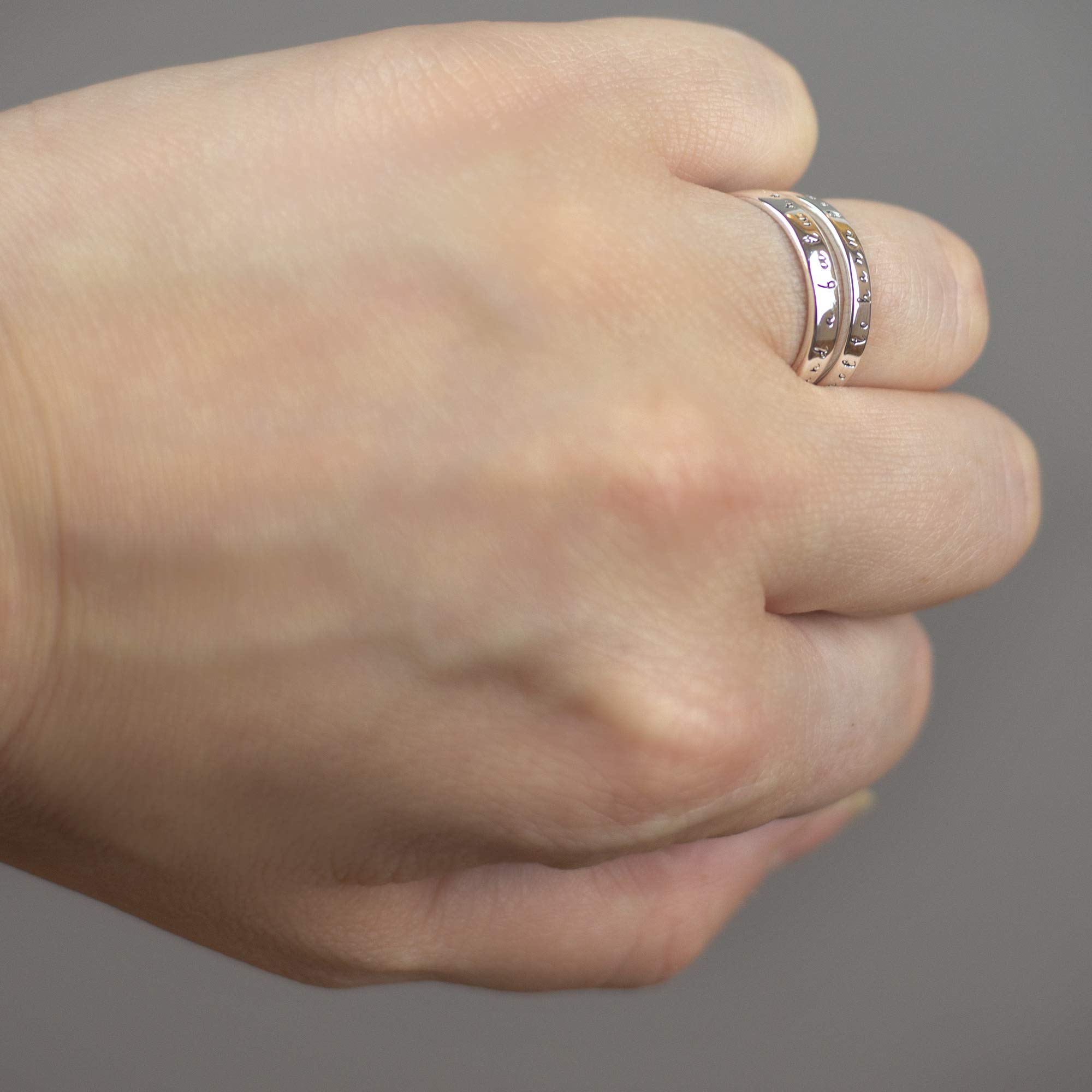 Dicksons Jeremiah 29:11 Inspirational Women's Double Mobius Silver-Plated Fashion Ring, Size 9