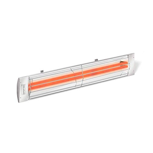 Infratech CD-4024 SS Stainless Steel 39” Dual Element Fixture 4000 Watt, 240 Volt, Stainless Steel Finish