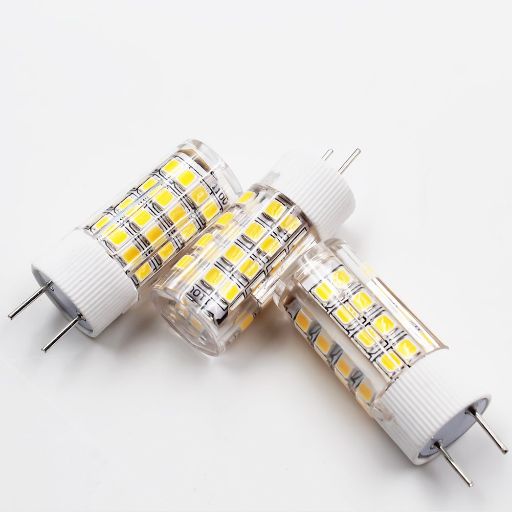 DiCUNO G8 LED Bulb, 4W Daylight White 6000k, Under Cabinet Counter Light, 40W Equivalent Halogen Replacement, 10Pcs, Note: Must Check Size Before Purchase (See Picture 2&3)