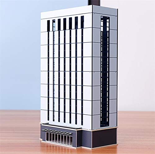 EatingBiting(R) N Scale 1/150 1/160 Modern Enterprise Government Skyscraper Buildings Models Realism Scene for DIY Sand Table Garden Micro Landscape Ornaments Decor Supply DIY Player Spray Painting