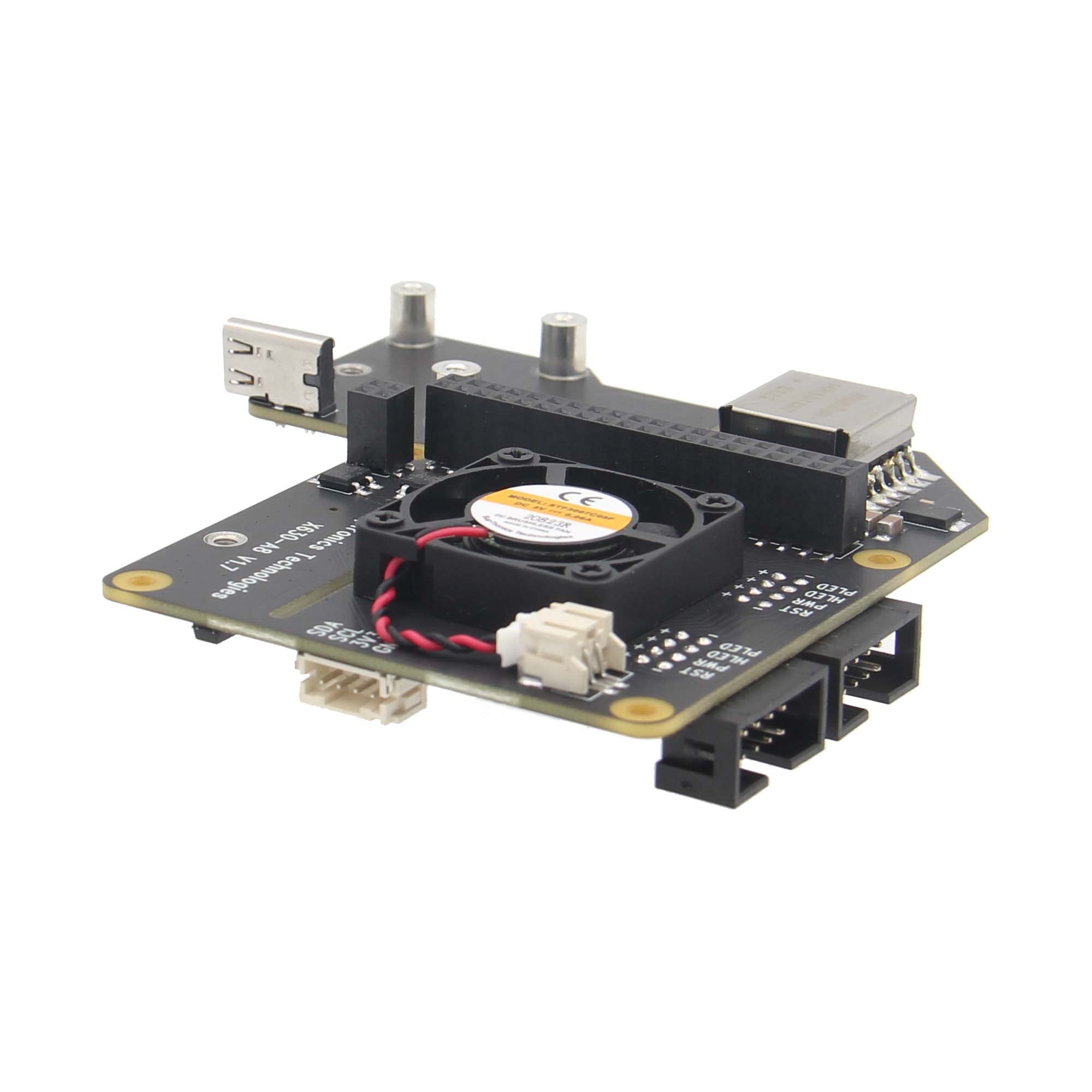 Geekworm KVM-A8 PCIe Version for Raspberry Pi 4 Model B KVM Over IP Support KVM V3 PoE ATX HDMI CSI (Not Include Raspberry Pi)