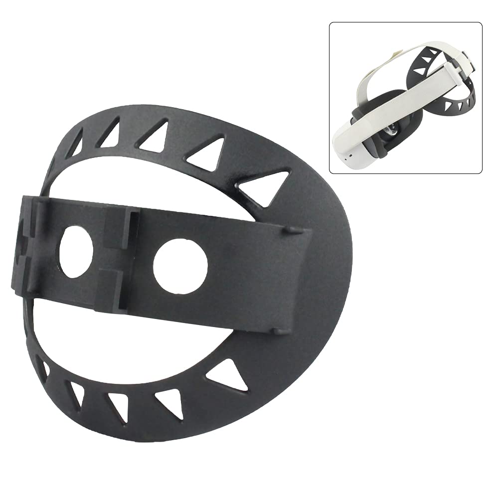 EKDJKK Professional Head Pad Headband Cushion Reduce Pressure Breathable Rear Cover Fit for Oculus Quest 2(Black)