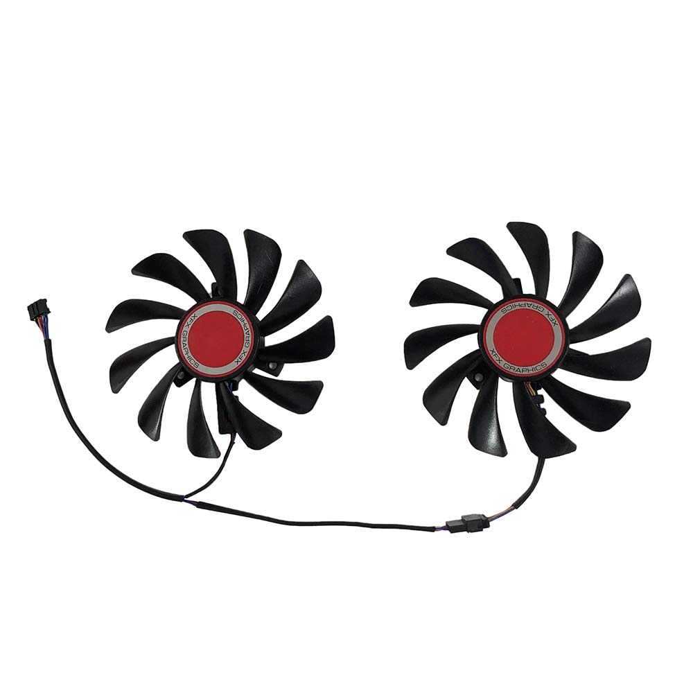 DIY Graphics Card Fans GPU Cooler CF1010U12S for XFX RX 580 RX590 RX 580/590 Video Cards Cooling (100mm CF1010U12S)