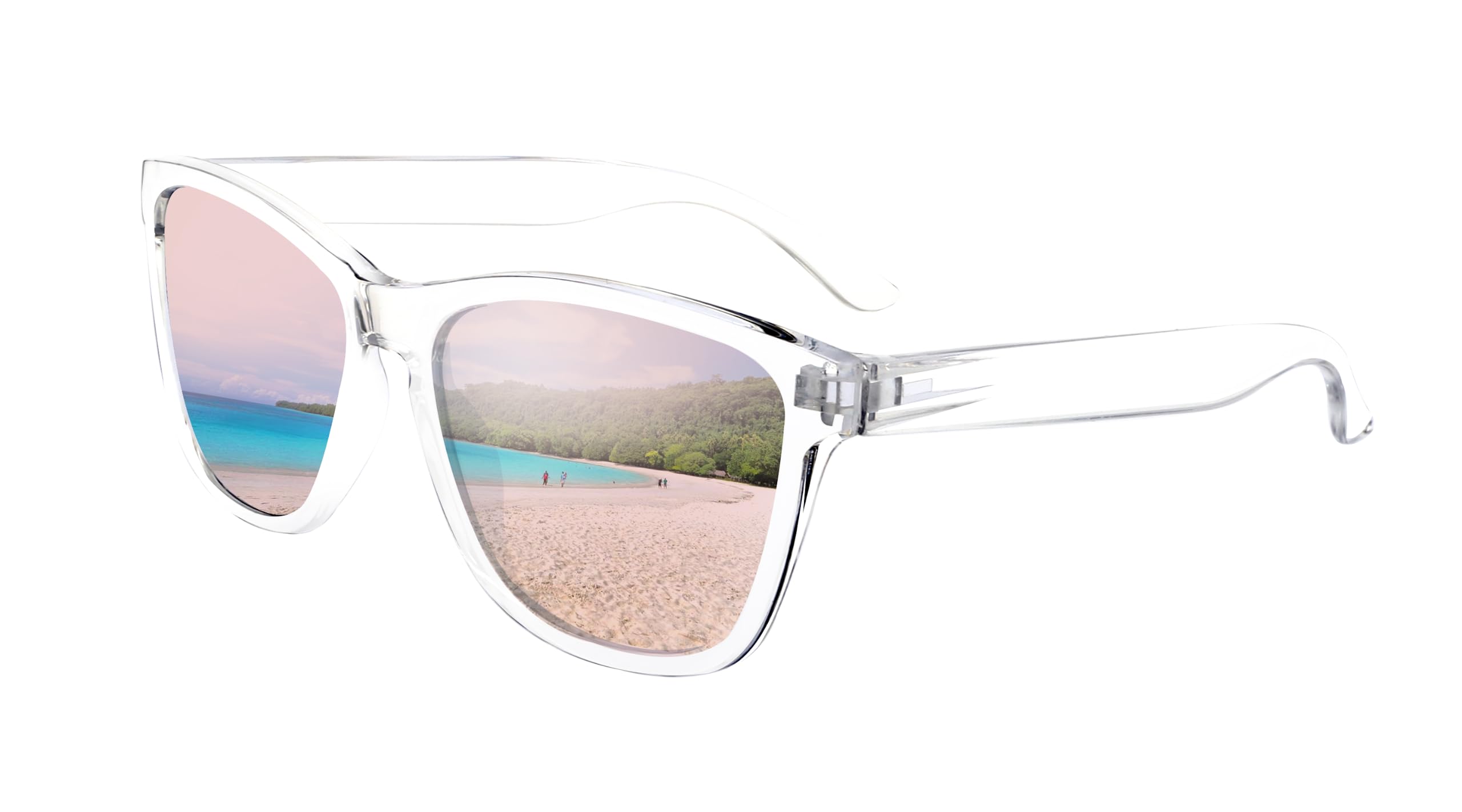 GEELUN VIYSIOO Sunglasses for Women Men, Polarized Womens Classic Trendy Square Retro Mirrored Sun glasses UV400 Protection1