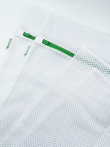 Mesh Laundry Bag, Oversize Delicates Washing Bag, Zipper Laundry Bag, Honeycomb Mesh Laundry Bags for Delicates, Student Dorm, Bedding, Stuffed Toys, Socks, Underwear, Bra Lingerie, Travel Laundry Bag, 2 Pack (24 x 24inch)