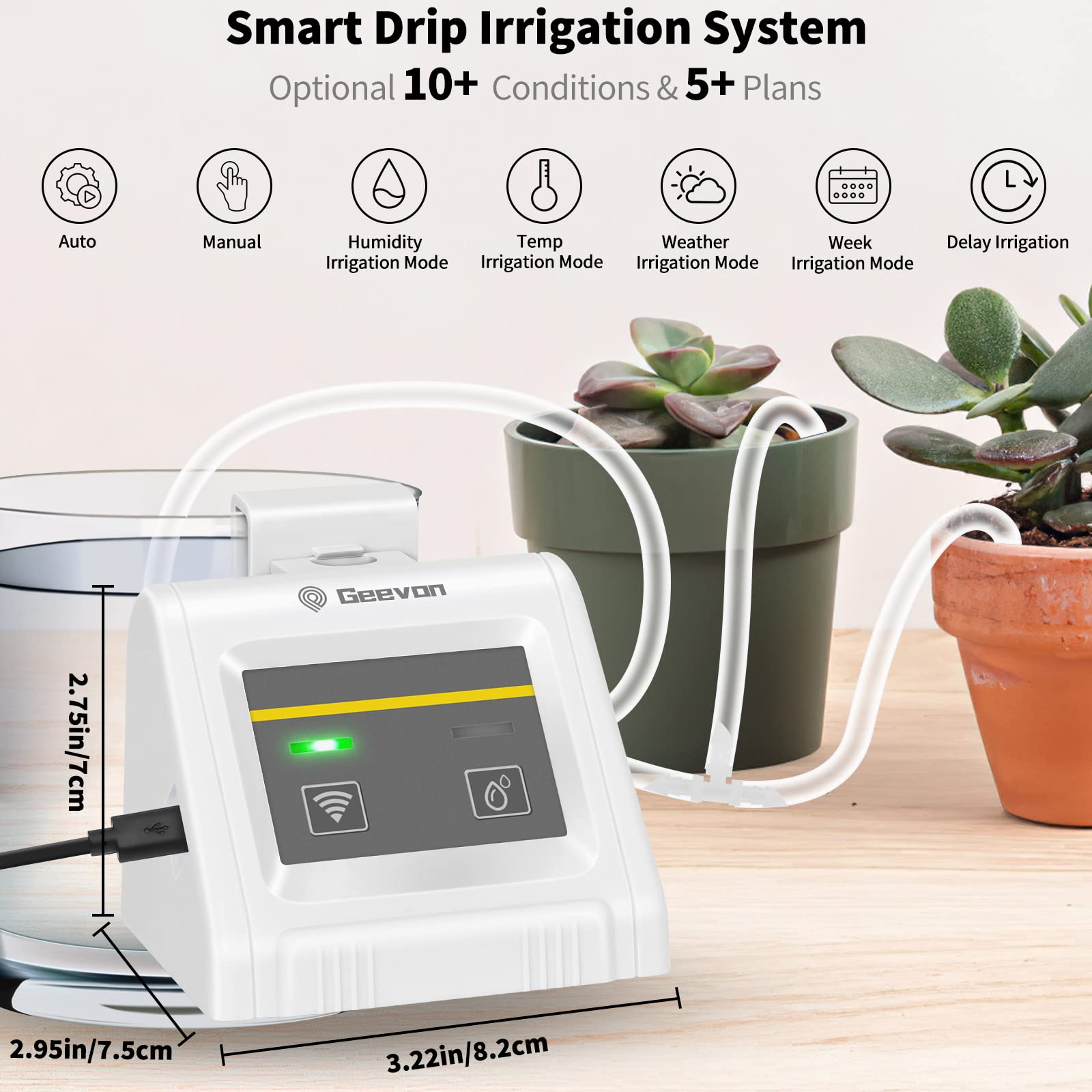 Geevon WiFi Automatic Watering System for Indoor Potted Plants