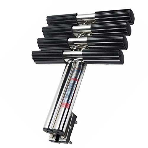 XinKunmarine 4 Step Boat Ladder,304 Stainless Steel Pontoon Boat Dive Ladder,Telescoping Ladder for Marine Boat,Fishing Boat,Yacht(4 Step)