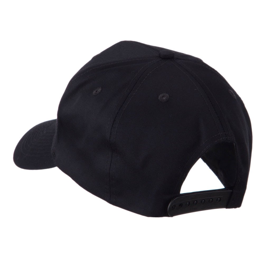e4Hats.com Veteran Military Large Patch Cap - US Navy Black OSFM