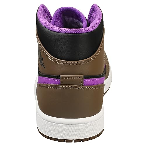 Nike Air Jordan 1 Mid Palomino/White-Wild Berry Mens Size 8.5