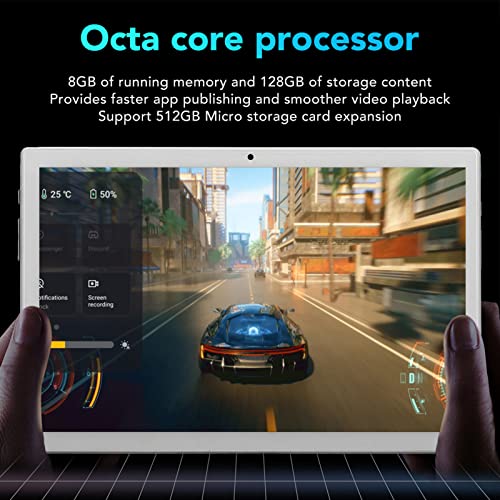 lonuo HD 10.1 Inch Tablet, 4G LTE Phone Tablet 2.4G 5G WiFi Type C Charging HiFi Speakers for Home for Learning (Green)