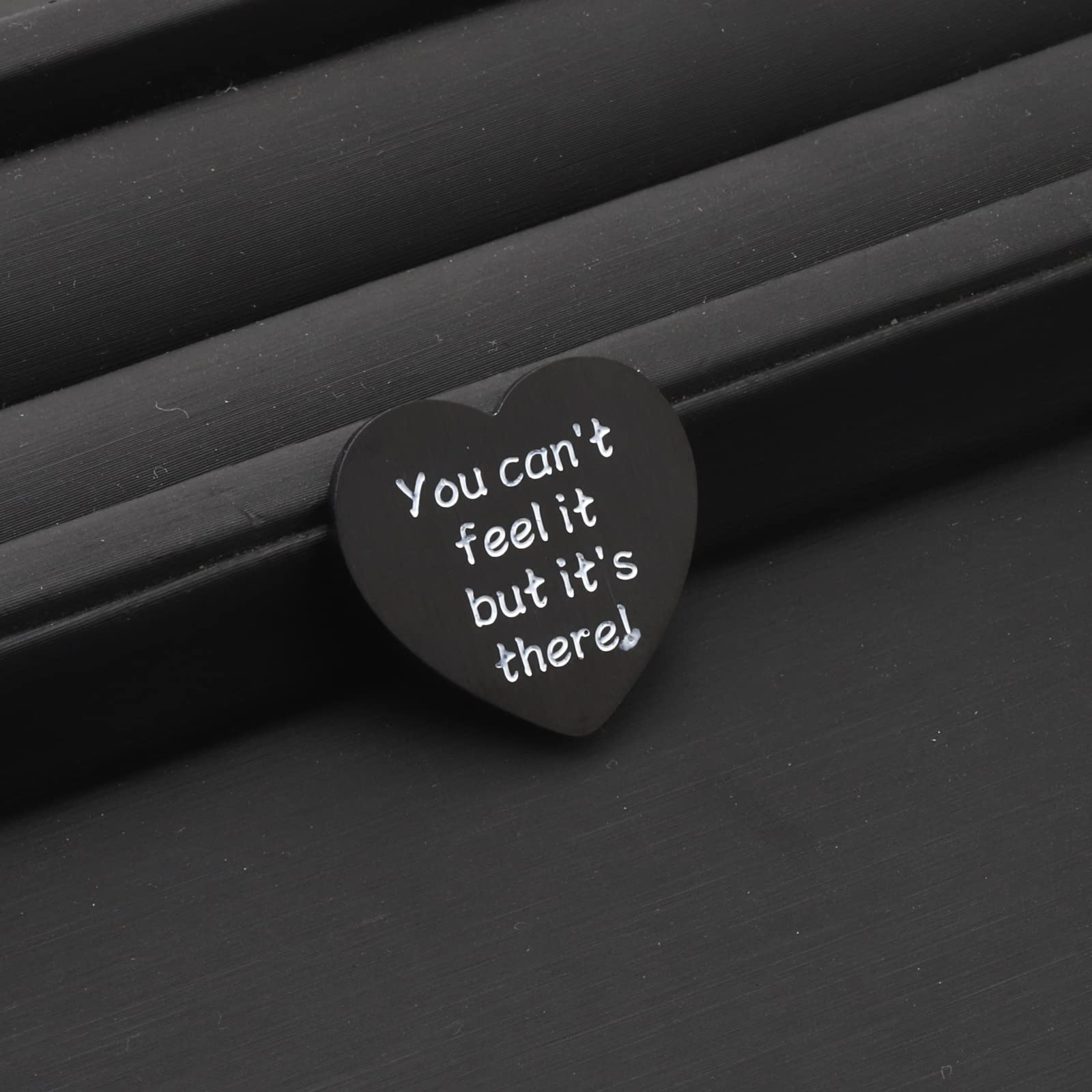 FAADBUK Pocket Hug Ghost Hug Token You Can’t Feel It Long Distance Gift Miss You Gift Valentine’s Day Gift (Ghost Hug Token Black)