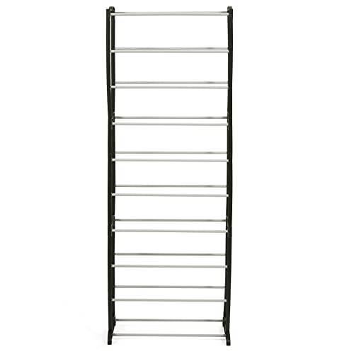 Metal Shoe Rack - 10 Tier Storage for Bedroom or Closet - Holds up to 30 Pairs