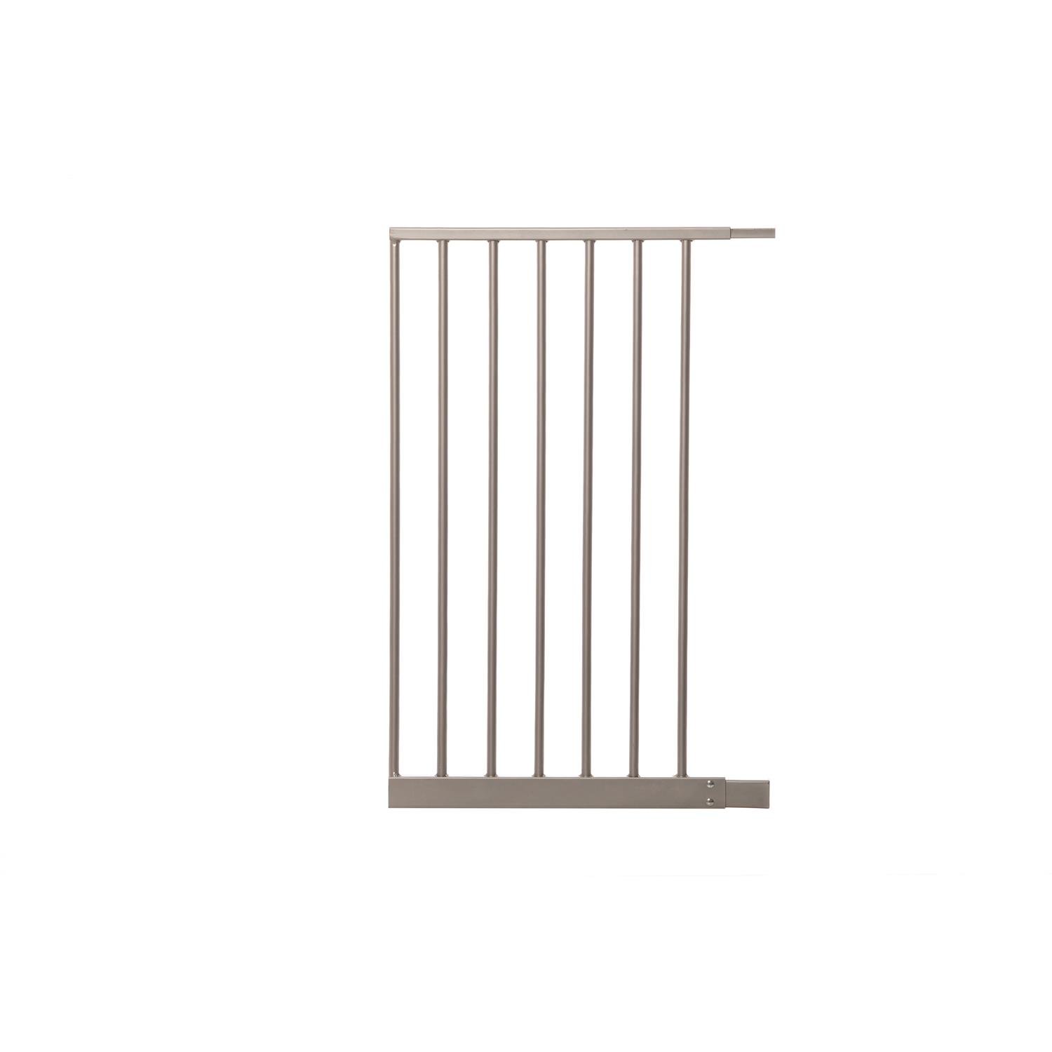 Dreambaby Magnetic Sure Close Gate Extension, Silver, 16.5"