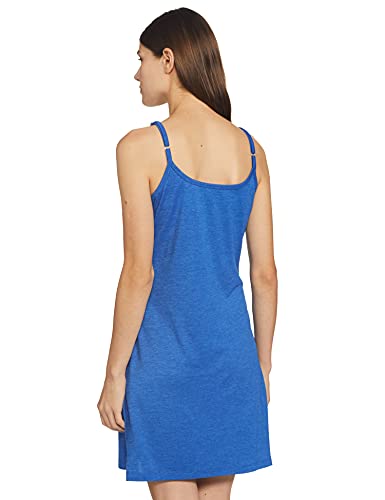 Stylore Nightgown for Women Soft Sleeveless Short Sleepwear Melange Blue XL