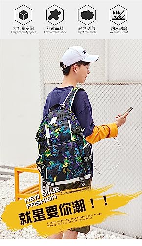 ISaikoy Game Plants vs. Zombies Backpack Shoulder Bag Bookbag School Bag Daypack Satchel Laptop Bag Color Blue11