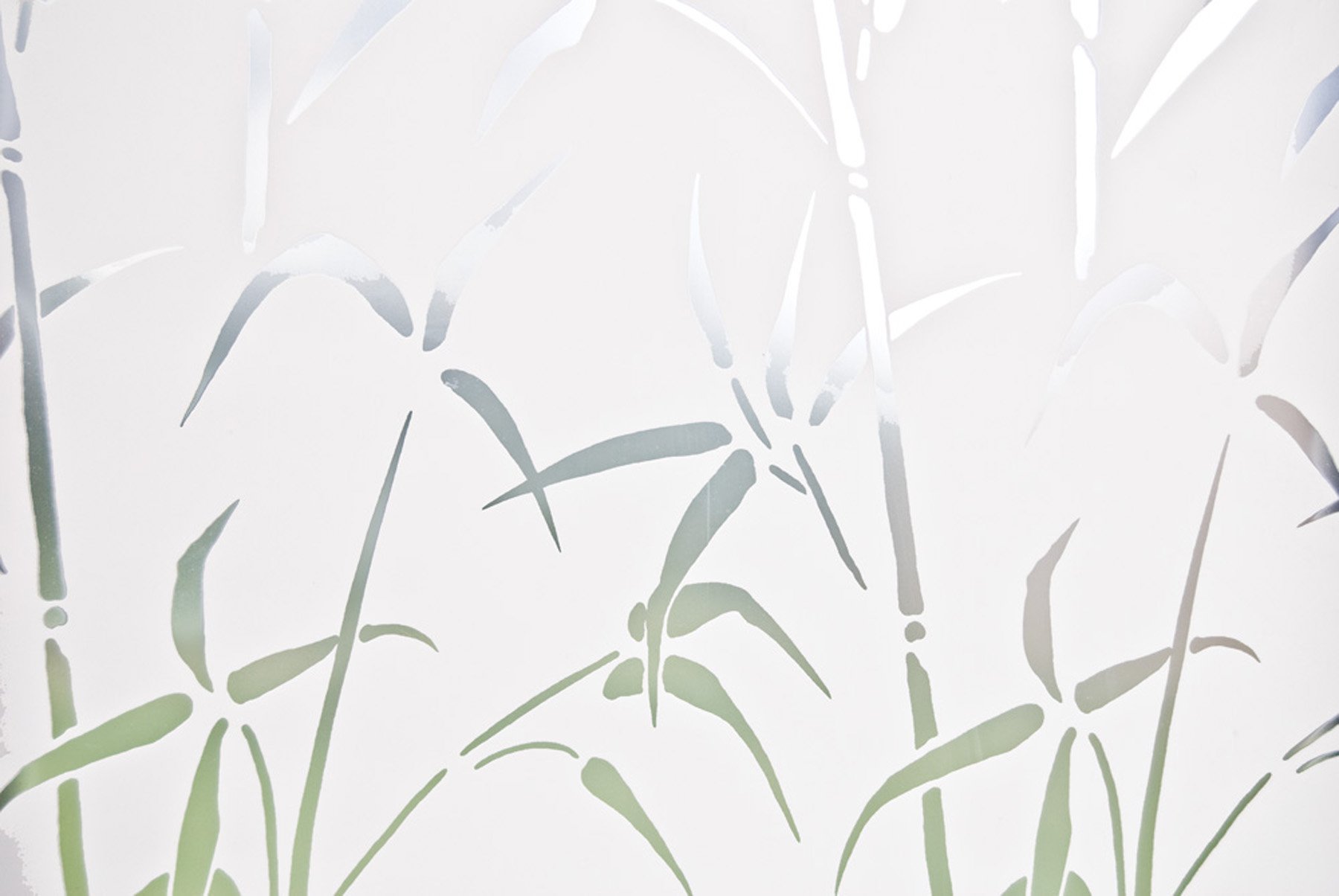 DC Fix Brewster Home Fashions 99428 Bamboo Door Privacy Film, Tranparent, 35.25x78.74 Inch - Door