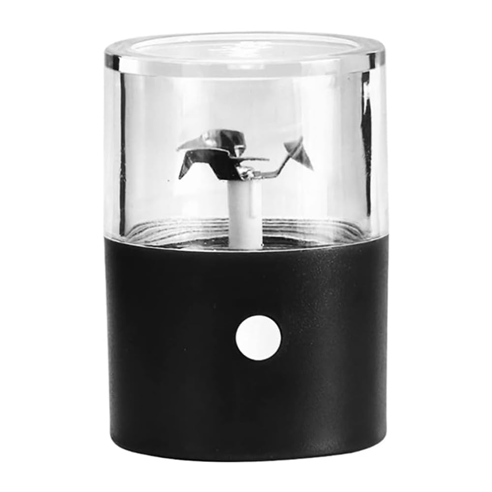 Electric Herb Grinder, Electric Grinder for Spice, Portable Chopper Fine Grinder Kit Black