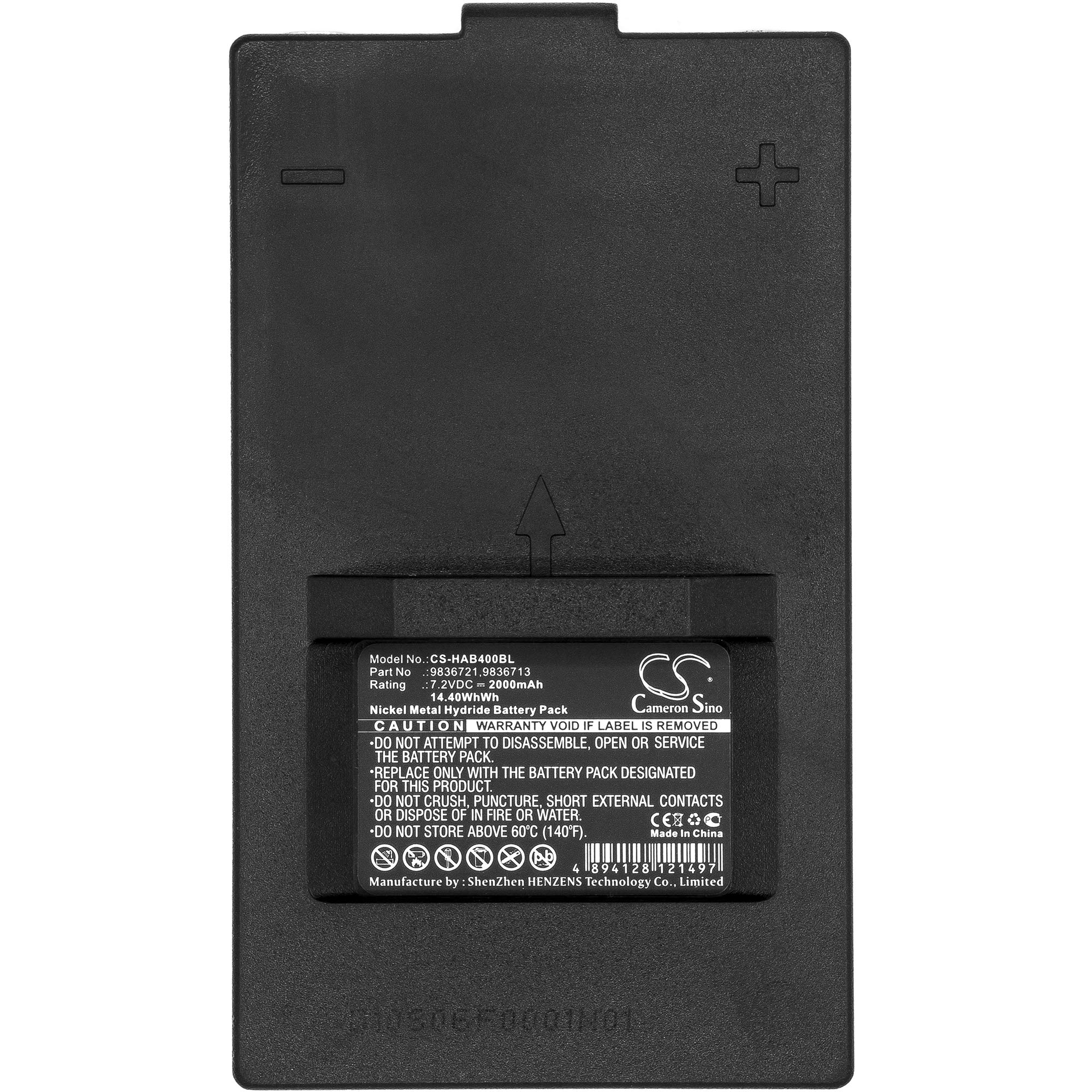 Estry 2000mAh Battery Replacement for Hiab Dulevo 5000 Combi 2055112 804572 983.6713 983.6721 9836713 9836721 AF-HI40000M AF-HI4000M FUA 41