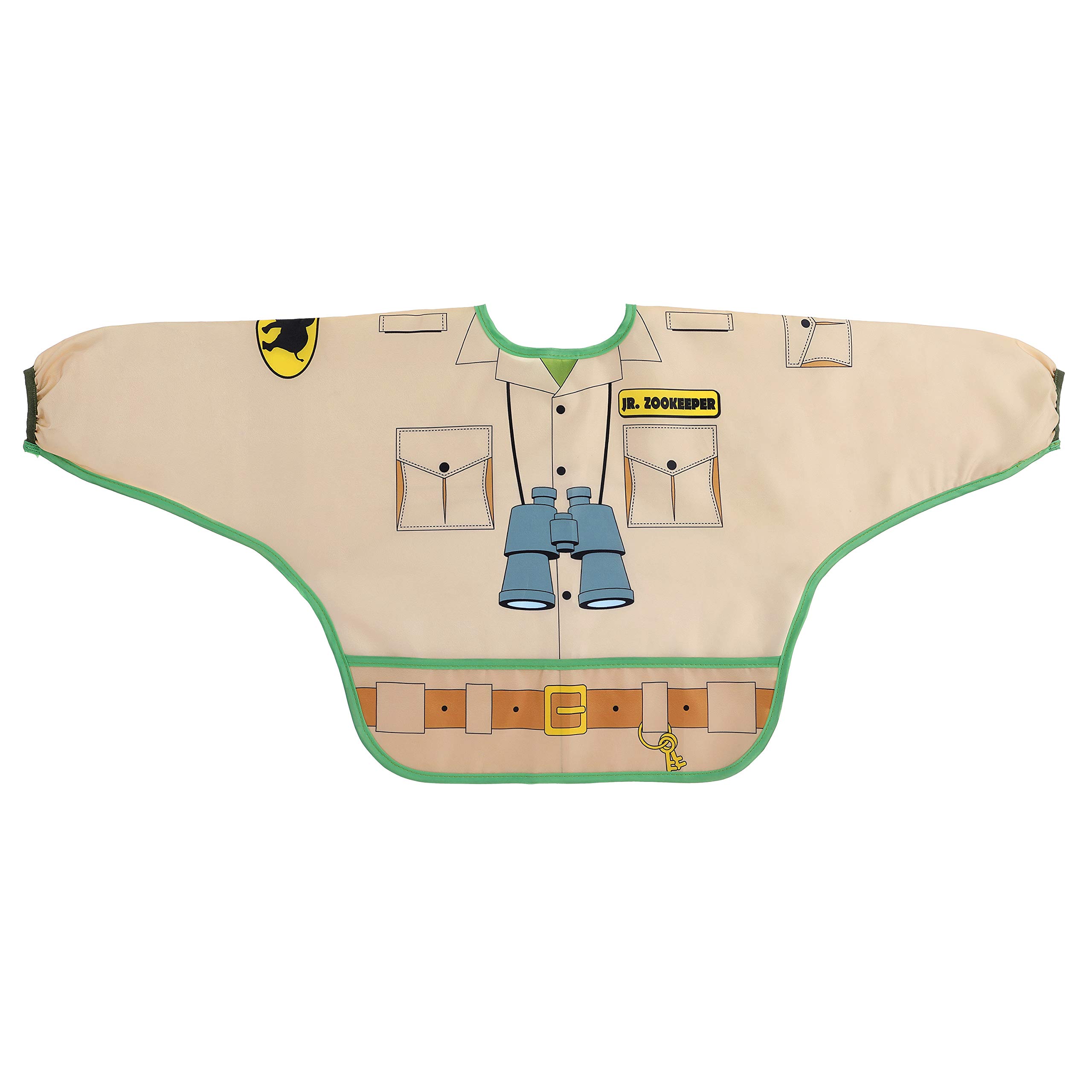 Dreambaby Food & Fun Character Bibs Baby Smocks with Sleeves - Model L561BB - 2 Pack (Doctor & Zookeeper)