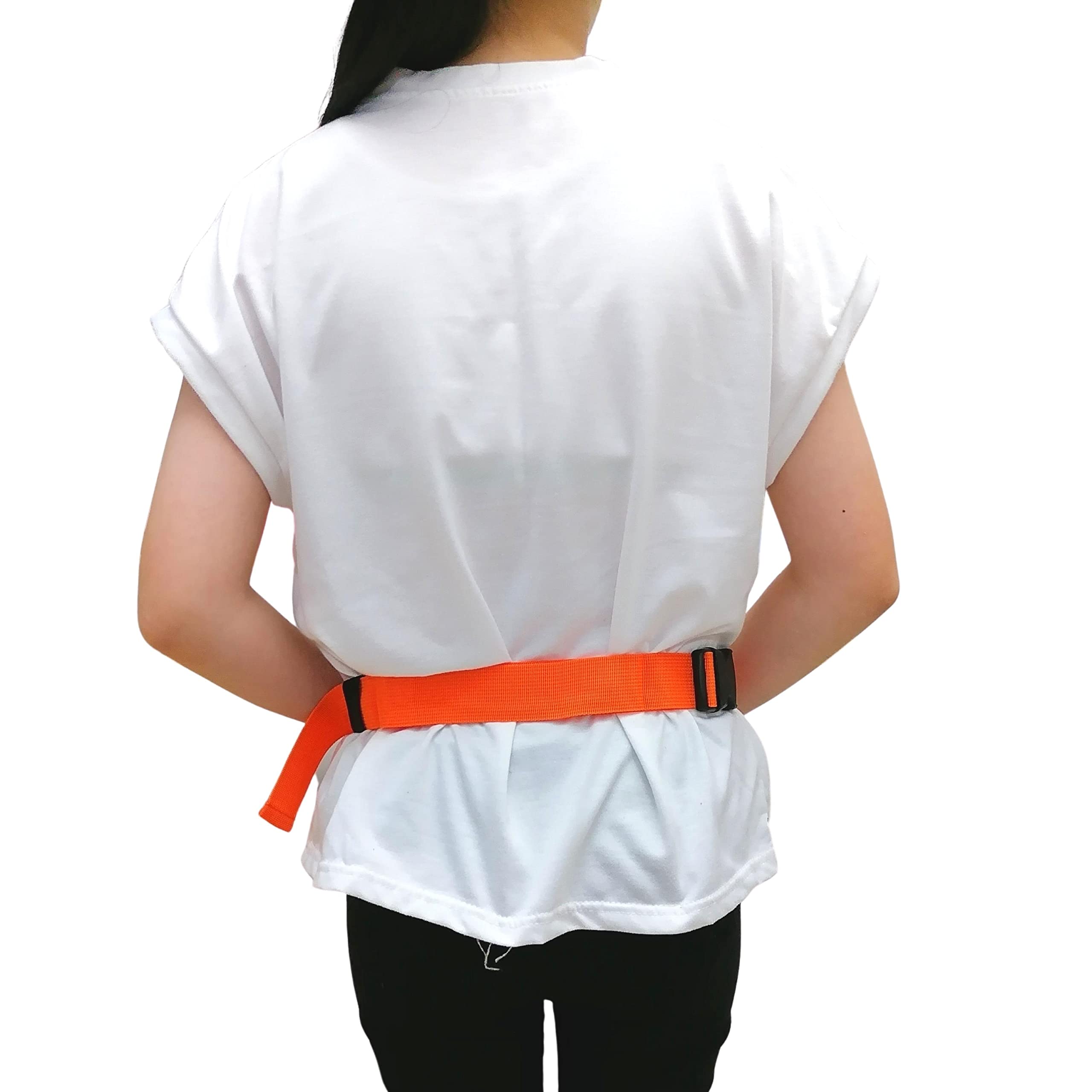 FOREVER 1 Unisex Half Waterproof Serving Apron, 6 pockets for Server Waiter Waitress Teacher Salon Cleaning House Hotel Cleaner Janitor (Orange)