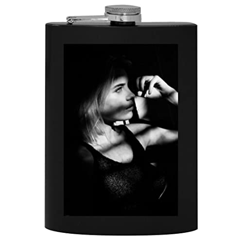 FC Carino B35Y22D63W0403486M07T32C02S27-8oz Black Hip Alcohol Drinking Flask PDI #PIDP403486