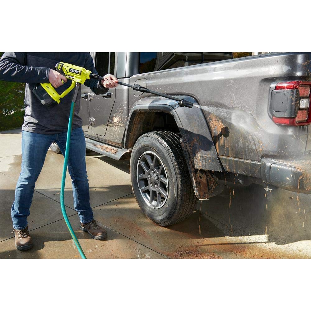 RYOBI RY120352K ONE+ 18-Volt 320 PSI 0.8 GPM Cold Water Cordless Power Cleaner - 4.0 Ah Battery and Charger Included