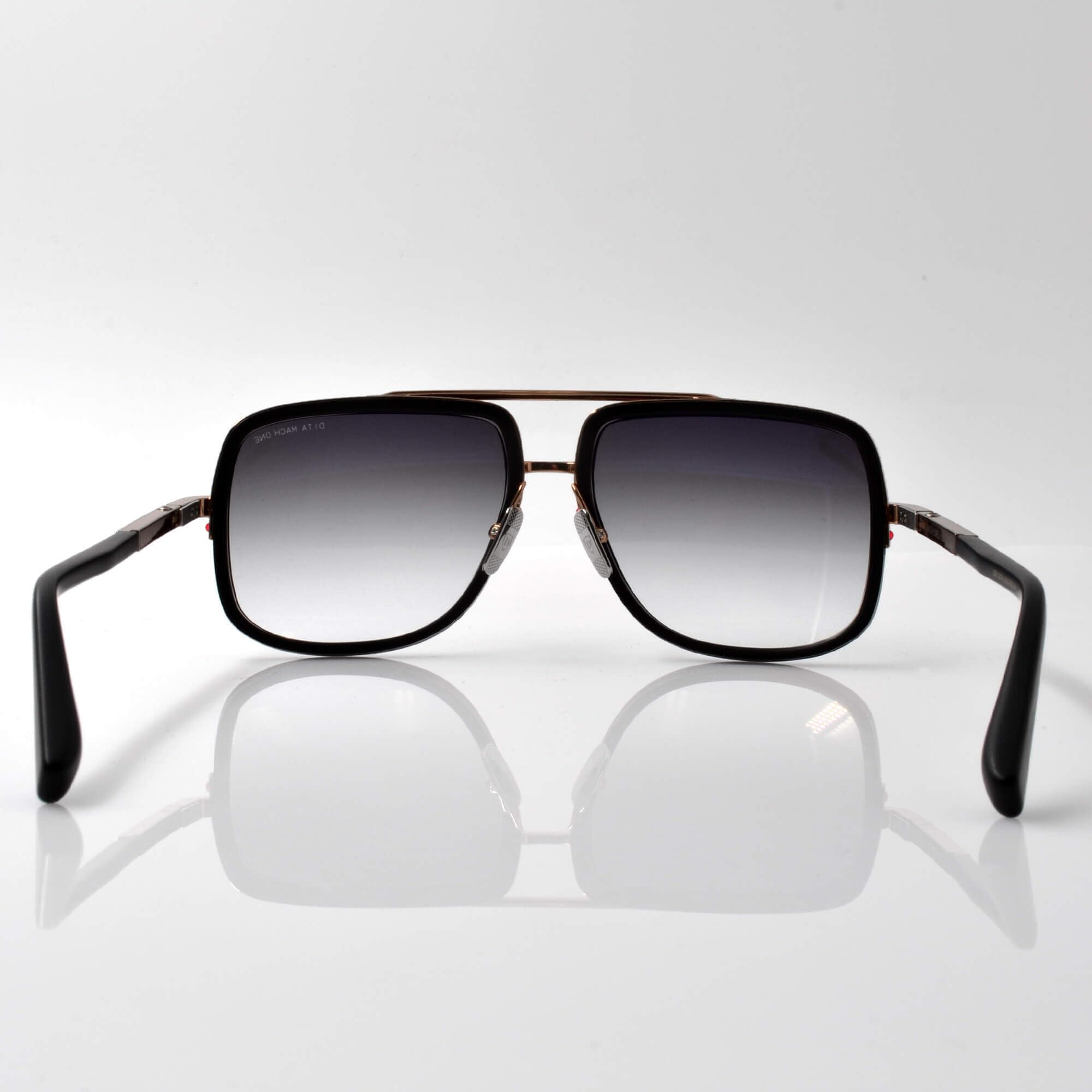 Dita DRX-2030-L-BLK-RGD-59-Z - Mach-One Sunglasses Matte Black-Rose Gold w/Dark Grey to Clear - Gold Flash - AR 59mm