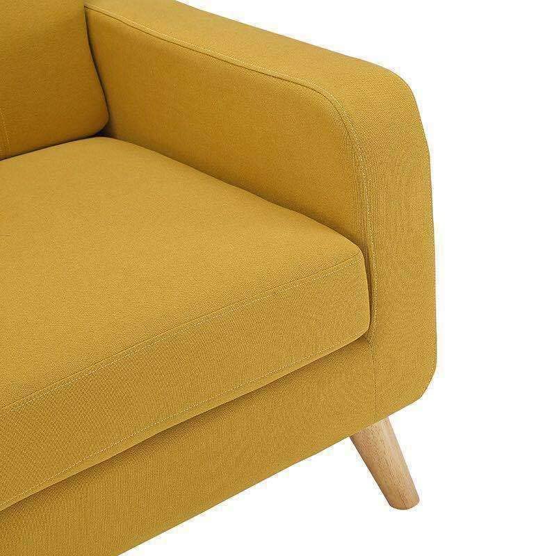 SDQF 1 pc Single Sofa Yellow Sofa Sofa Bed Sofas for Living Room Living Room Furniture Floor Sofa Furniture for Living Room Sofa Bed Couch Fold Out Couch Bed