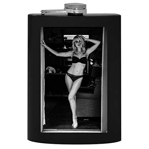 FC Carino B35Y22D63W0403456M07T32C02S27-8oz Black Hip Alcohol Drinking Flask PDI #PIDP403456