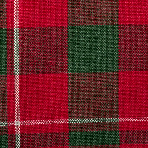 DII Holiday Dining Table Linen Collection Tartan Holly Plaid, Christmas Table Runner, 14x72, Red & Green