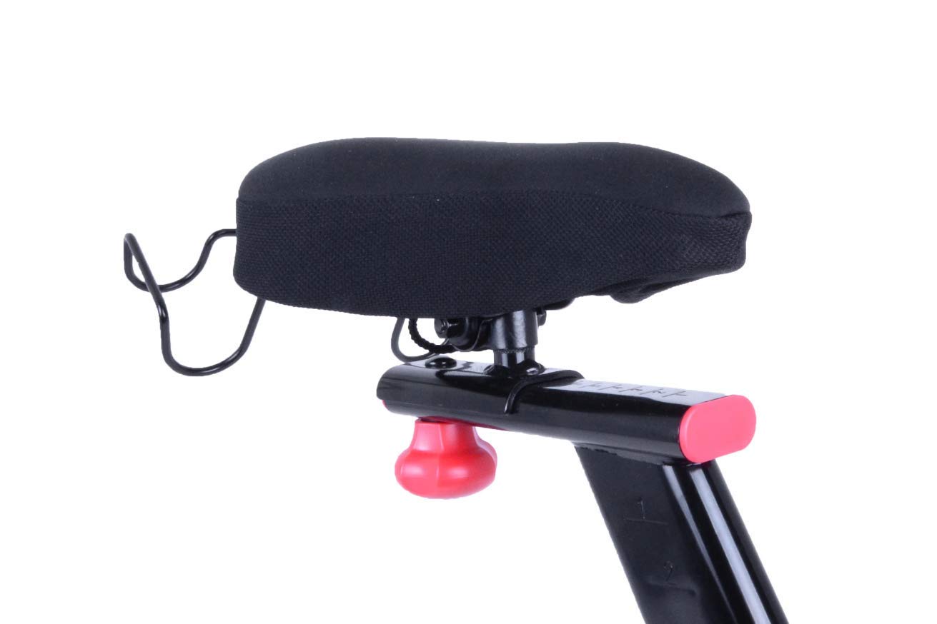 Echelon Gel Extra Cushion Seat Cover - Compatible with Indoor and Outdoor Cycling Bikes, black, Reg