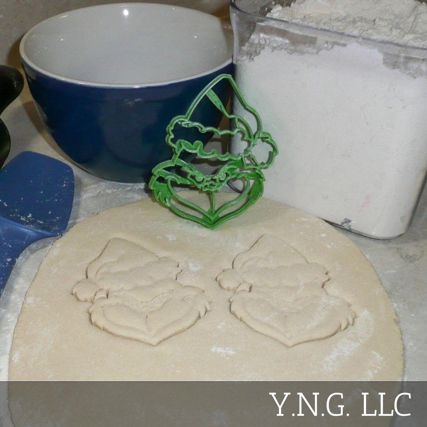 INSPIRED BY GRINCH HEAD DR SEUSS THEME CHARACTER CHRISTMAS COOKIE CUTTER MADE IN USA PR682