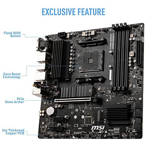 Micro Center AMD Ryzen 5 5600X 6-core, 12-Thread Unlocked Desktop Processor with Wraith Stealth Cooler Bundle with B550M PRO-VDH WiFi ProSeries Motherboard and 2TB Gen3 2280 SSD