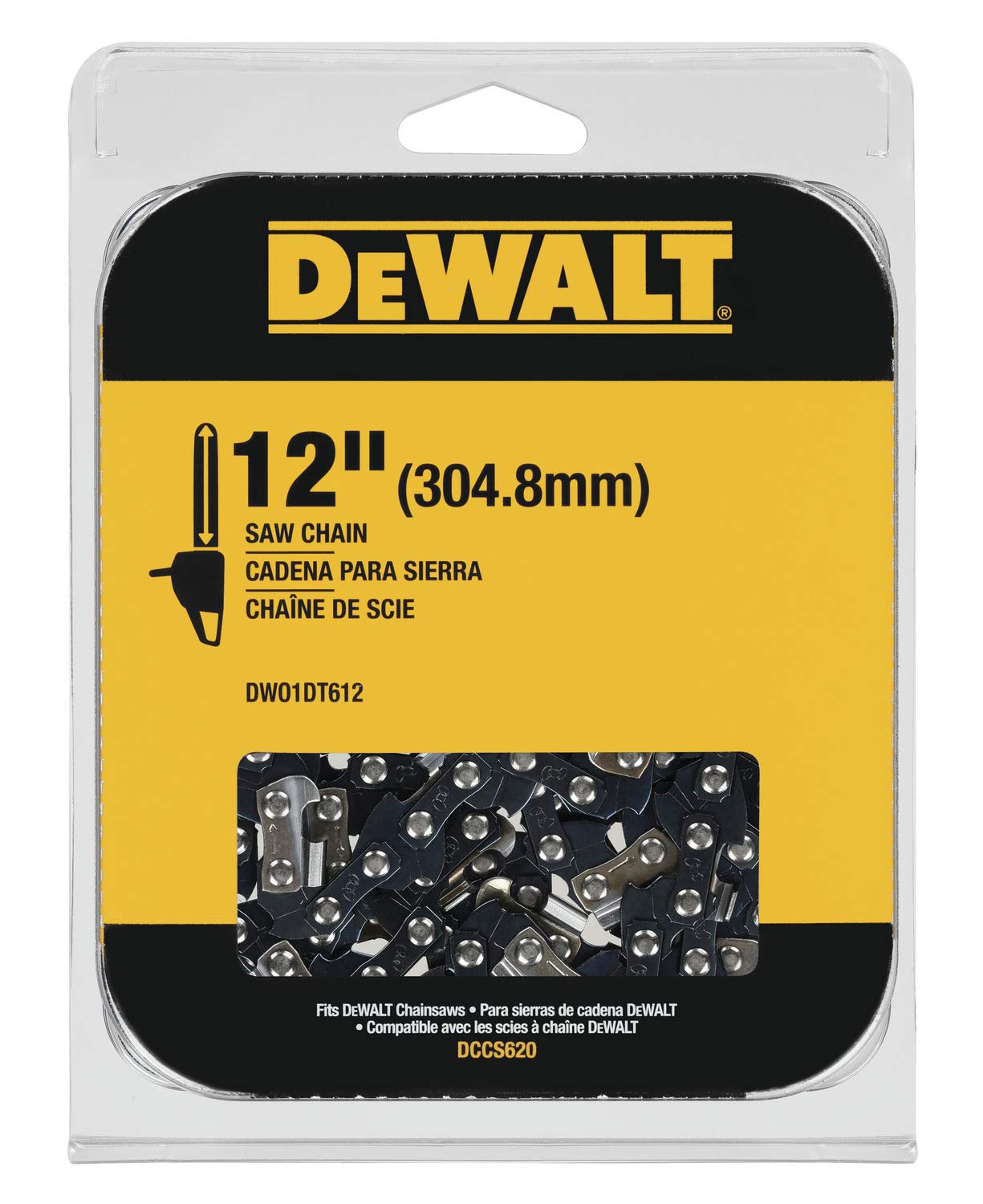 DEWALT DWO1DT612 12 in. Chainsaw Replacement Chain