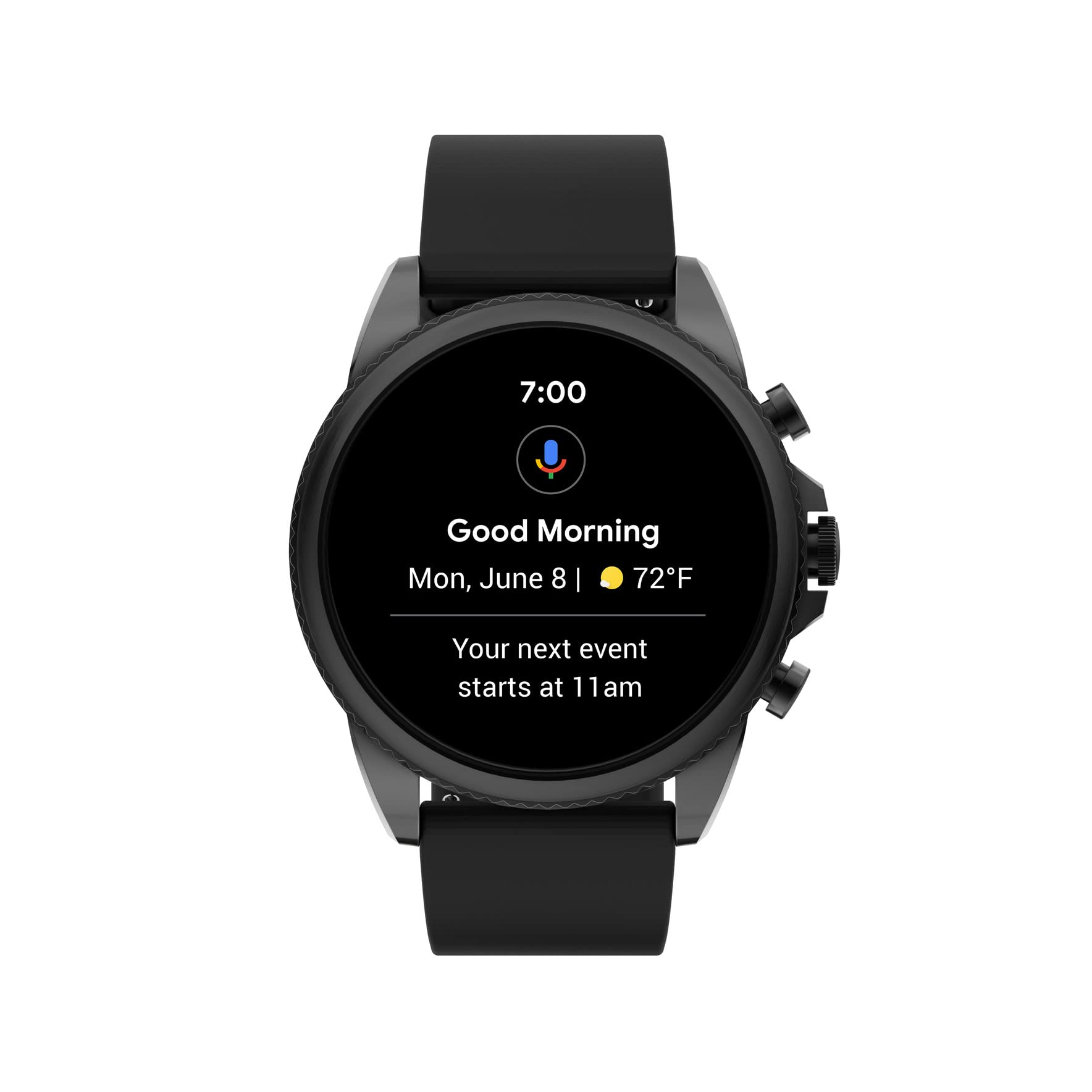 Fossil Gen 6 Men's 44mm Touchscreen GPS and Activity Smartwatch with Signature Series Charger Bundle