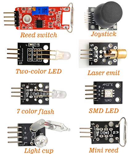 DEYUE 38 in 1 Sensor Module kit for Arduino Rapsberry Pi Project