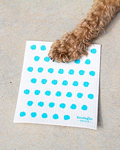 Ecologie Swedish Sponge Reusable Dishcloth, Bali Blue 2 Count