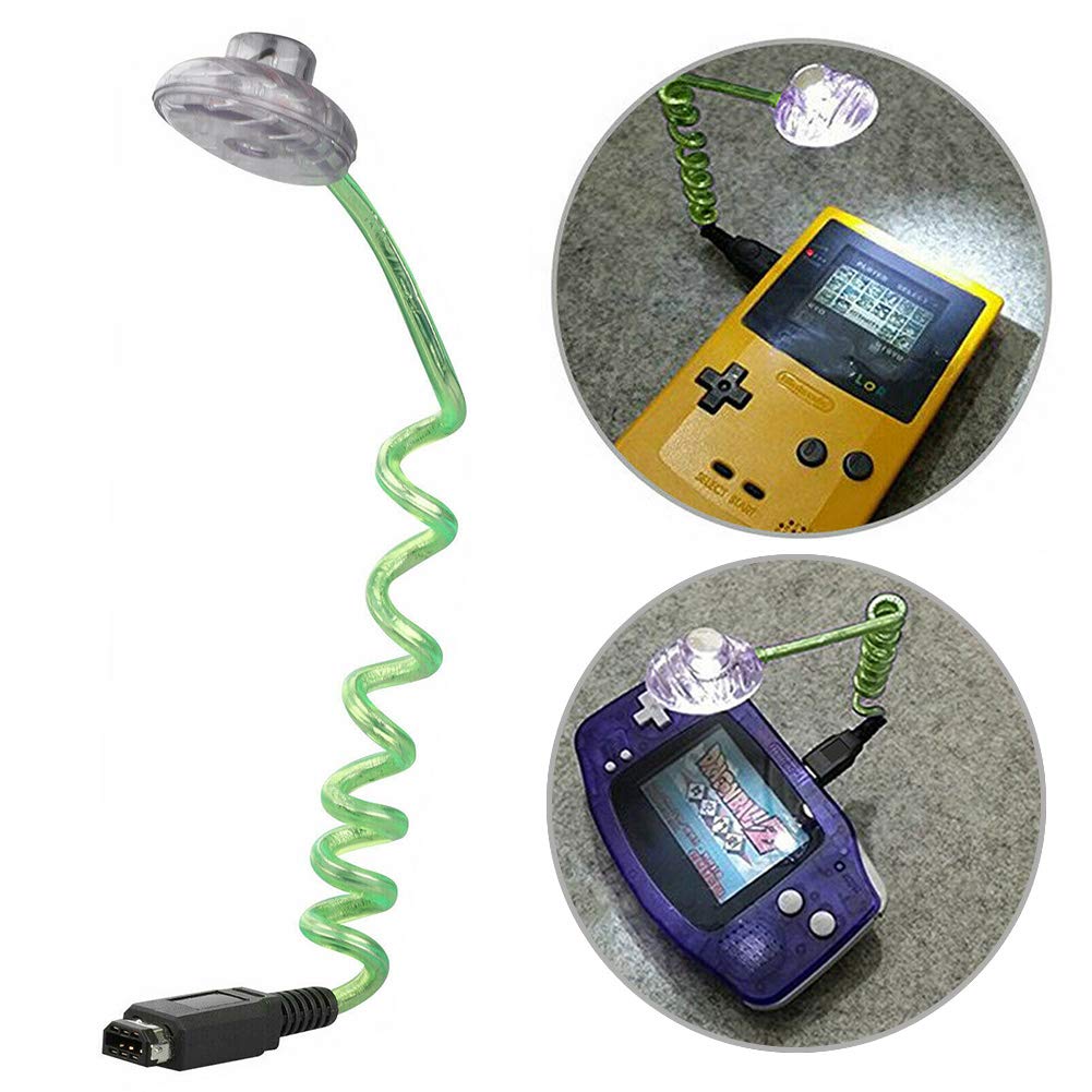 Green Flexible LED Night Worm Light for Game Boy Color Pocket for GBC GBP Screen Light