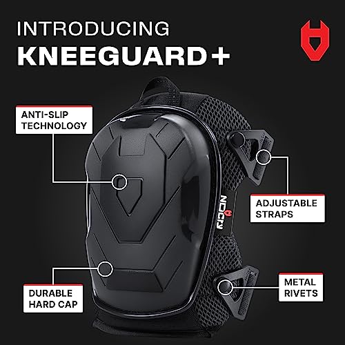 NoCry Professional Construction Knee Pads for Men and Women β Heavy Duty Anti-Slip Cap, Extra Thick Gel & Foam Cushion, Reinforced Adjustable and Elastic Straps, Military Grade Rivets