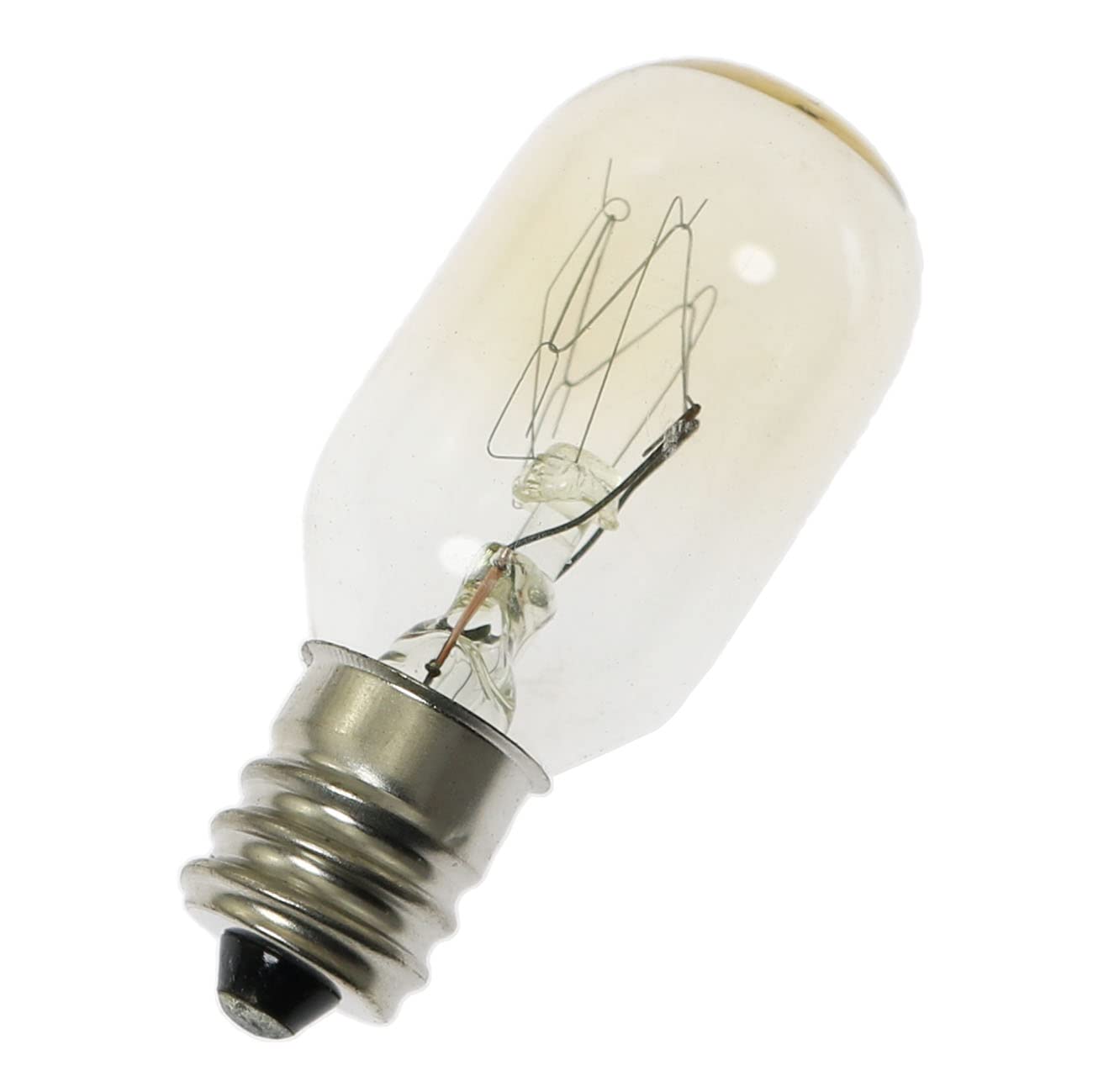 SQXBK 8PCS E12120V25W Brass Incandescent Bulbs Salt Lamp Salt Lamp Bulb Microwave Oven Incandescent Light Bulbs E12 Base Appliance Lamp Stovetop Light Salt Crystal Lamp