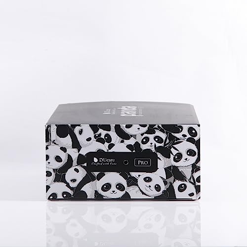 DUcare Professional Makeup Brushes Panda Series Makeup Brush Set Valentines Day Gifts 31Pcs Kabuki Foundation Blending Face Powder Blush Concealers Eye Shadows With Leather Case Organizer